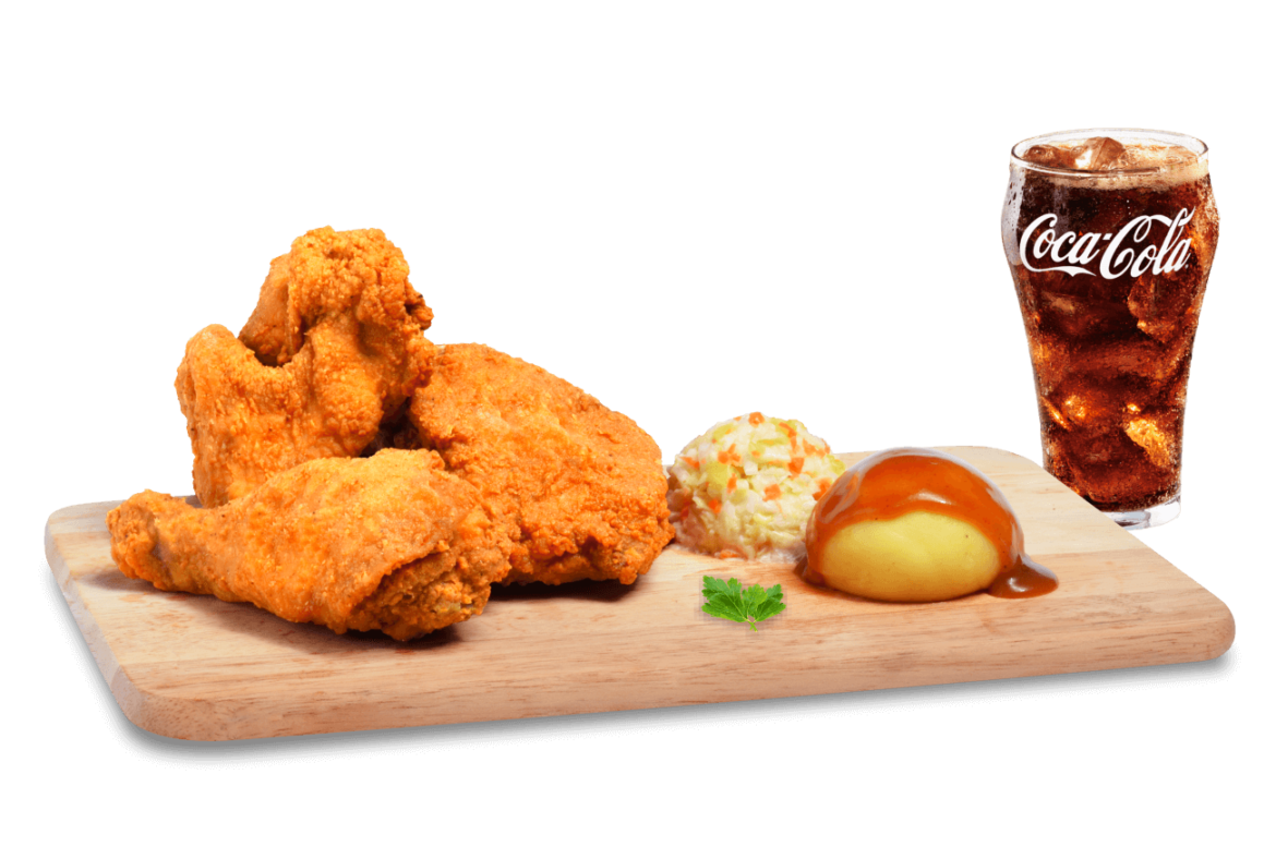 Full Spring Chicken Meal - Borenos Fried Chicken | Kota Kinabalu