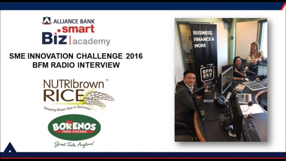 SME Innovation Challenge BFM Radio Interview - Borenos Fried Chicken ...