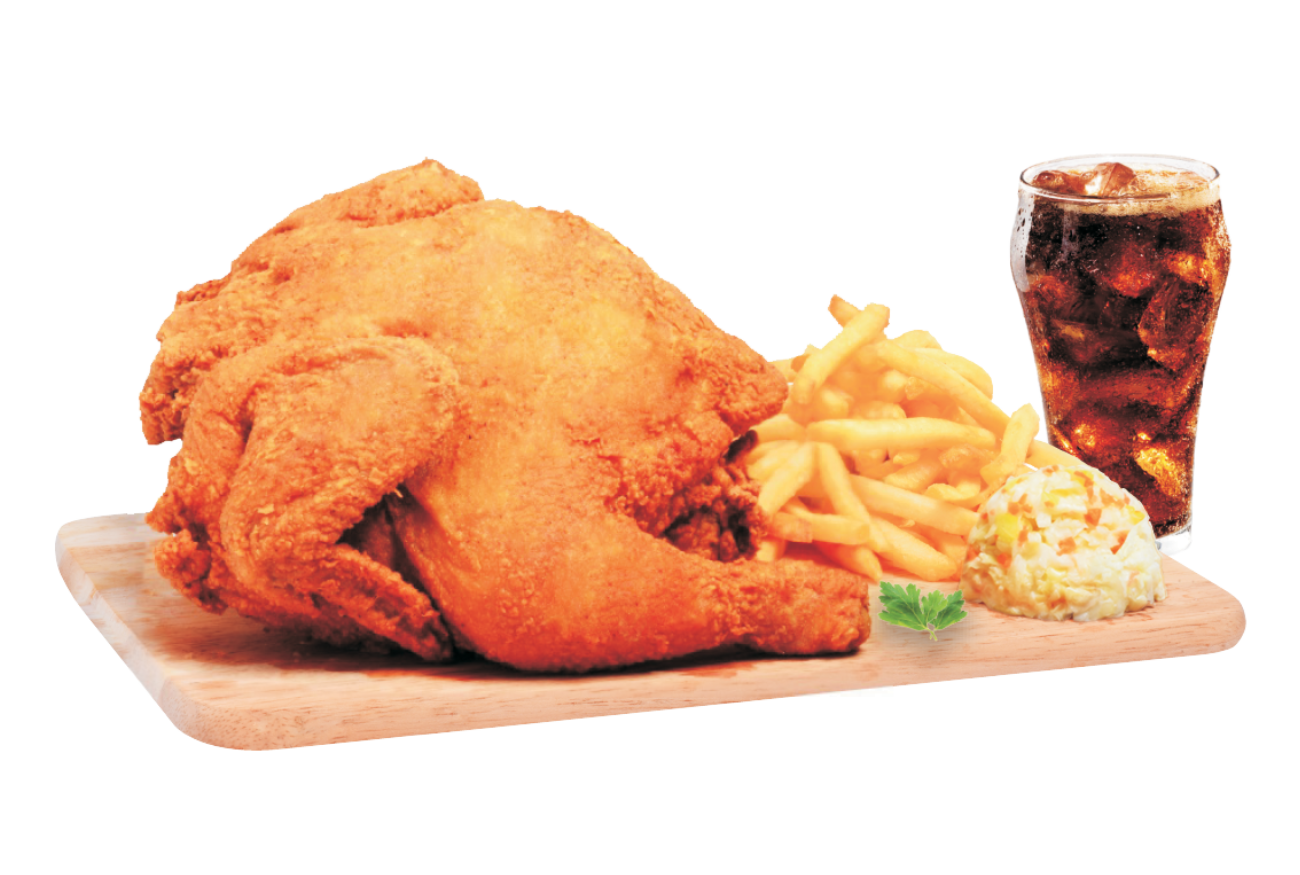 Full Spring Chicken Meal - Borenos Fried Chicken | Kota Kinabalu